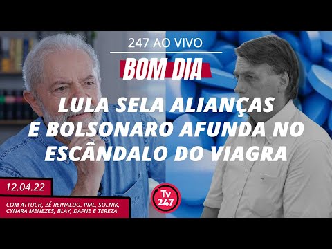 Bom dia 247: Lula sela alianças e Bolsonaro afunda no escândalo do Viagra (12.4.22)