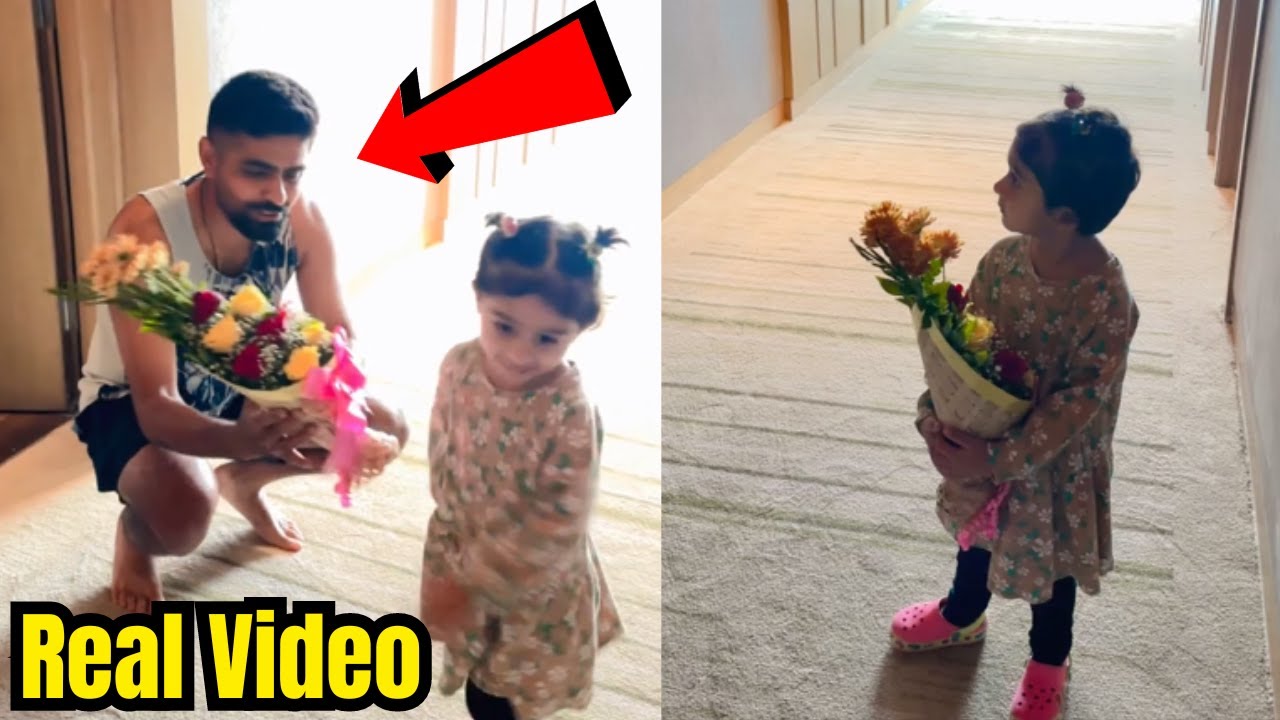 Hassan Ali daughter surprise Babar Azam with a unique birthday gift ...