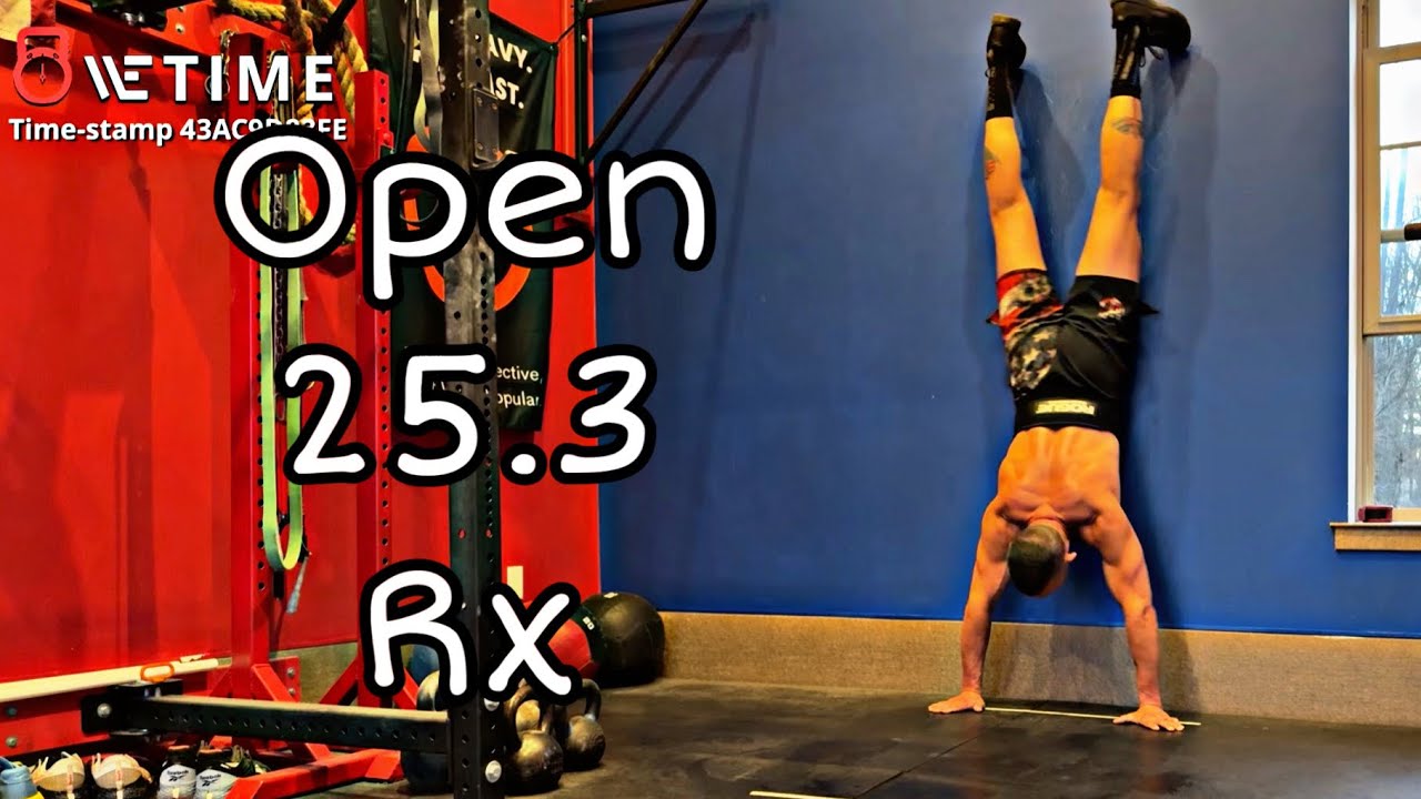 Open 25.3 Rx / 51 year old garage CrossFitter - YouTube