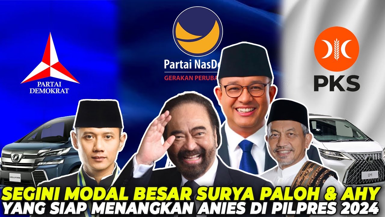 BUDGET KAMPANYE ANIES TRILIUNAN! BEGINI KEKAYAAN KETUA PARTAI PENGUSUNG ...