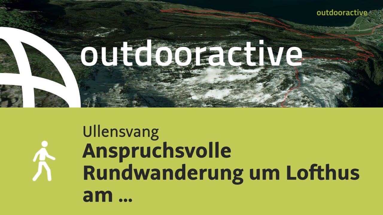 Flyover-Video: Anspruchsvolle Rundwanderung um Lofthus am 21. August ...