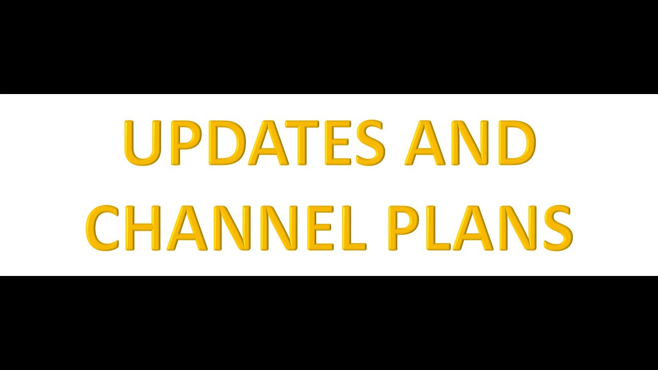 Updates and Channel Plans! - YouTube