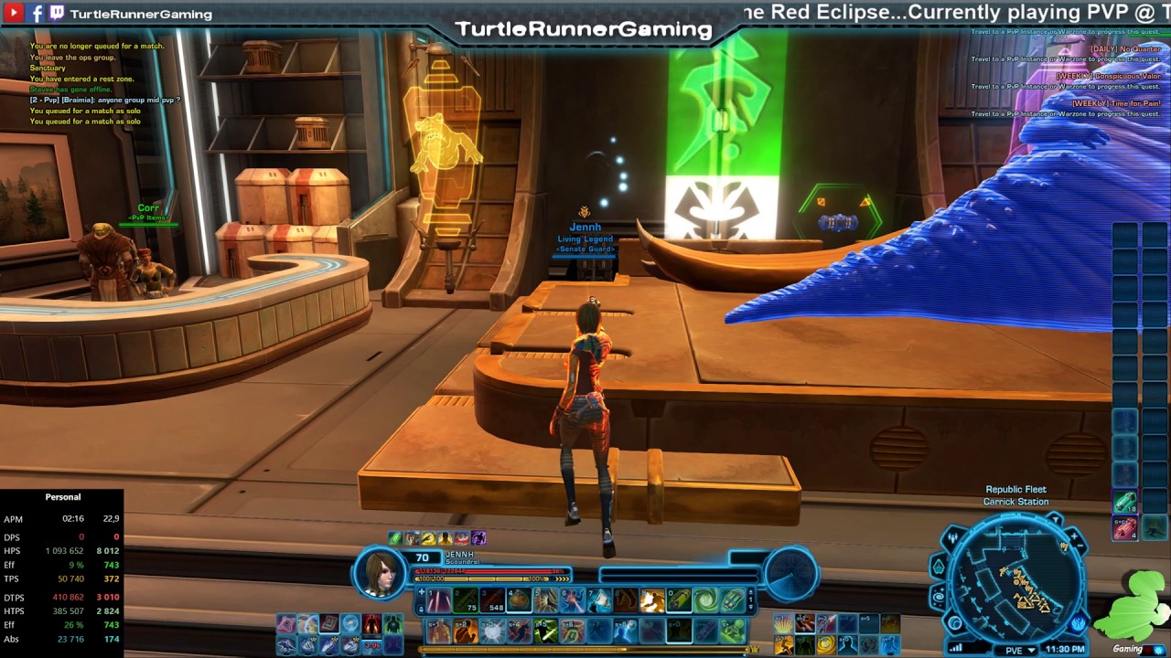 Star Wars: The Old Republic - Scoundrel Healer PVP # 25 - YouTube