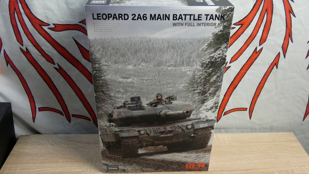 Unboxing Leopard 2A6 Full Interior RFM - YouTube