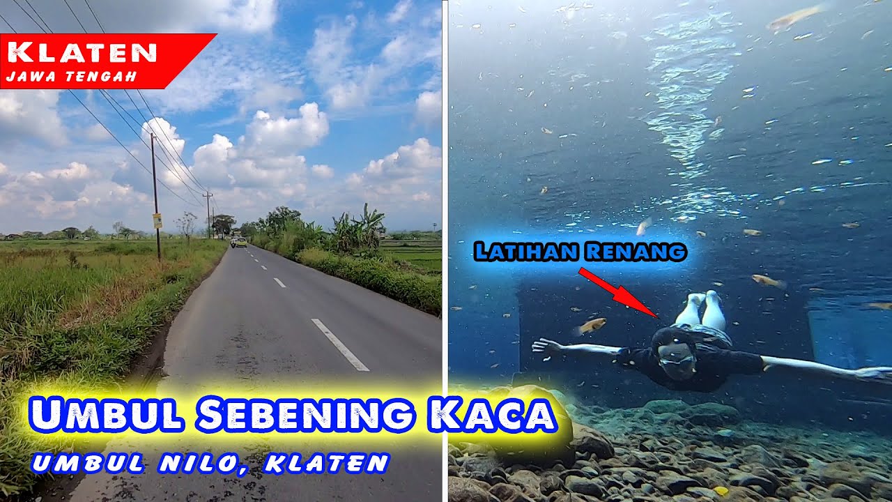 Perjalanan ke Umbul Nilo dengan Air Sebening Kaca di Klaten - YouTube