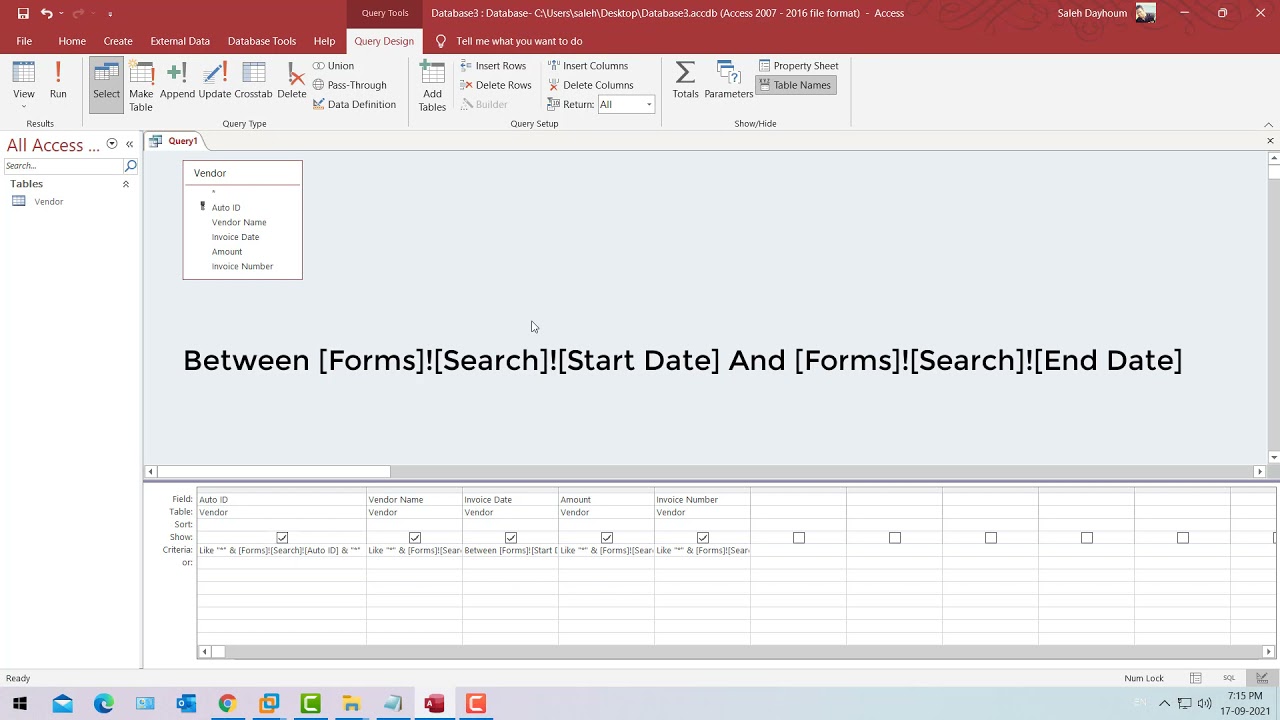 MS Access Tricks How To Create Search Form In MS Access YouTube MS Access Tricks How To Create Search Form In MS Access YouTube