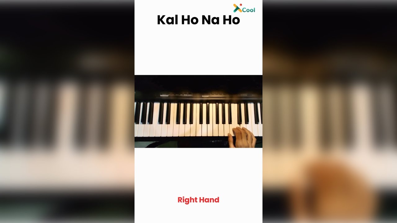 Kal ho na ho - Keyboard tutorial - YouTube