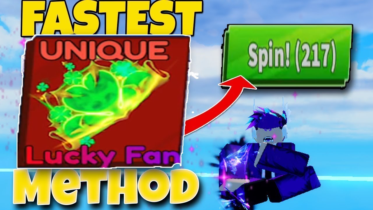 How to get new LUCKY FANS Quickly In Blade Ball - YouTube