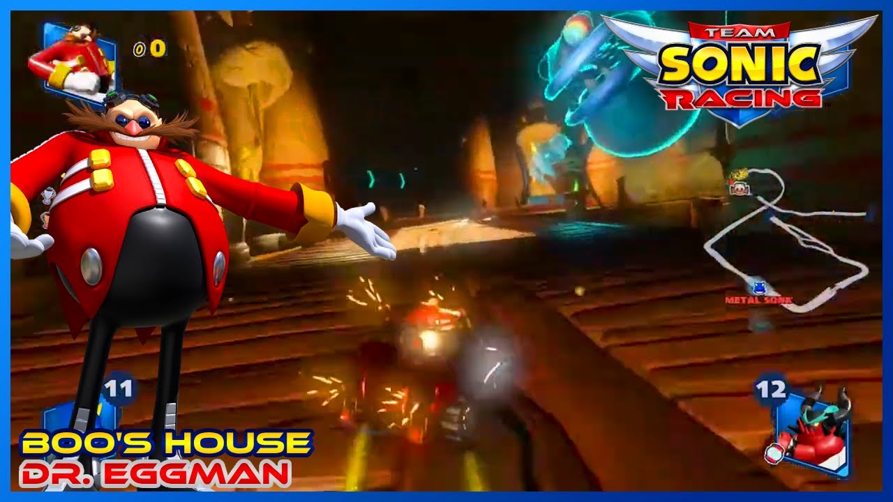 Team Sonic Racing - Team Race - Boo's House - Dr.Eggman - YouTube