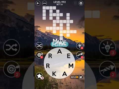 Wordscapes Level 992 | Answers - YouTube