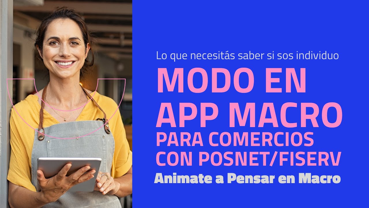 MODO en App Macro l Para comercios con POSNET/FISERV - YouTube