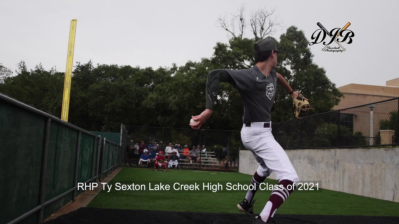 RHP Ty Sexton Lake Creek High School Class of 2021 - YouTube