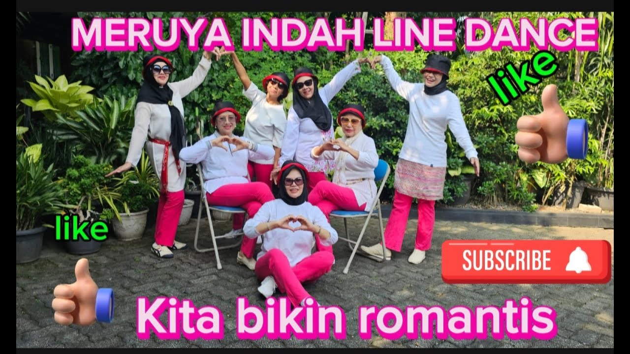 Line dance KITA BIKIN ROMANTIS demo dan tutorial by Meruya Indah LD . Choreo by Nani Bram ...