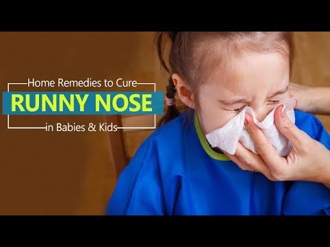 How to Stop a Runny Nose In Child. - YouTube