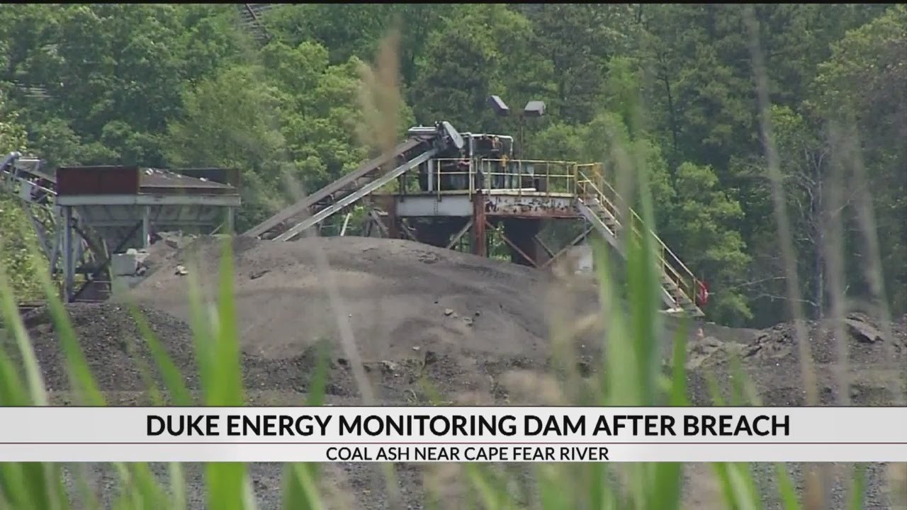 Duke Energy monitoring dam after breach - YouTube