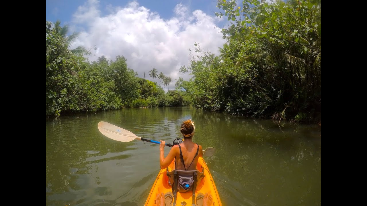 Río Faaroa en kayak. Raiatea, Polinesia Francesa - YouTube