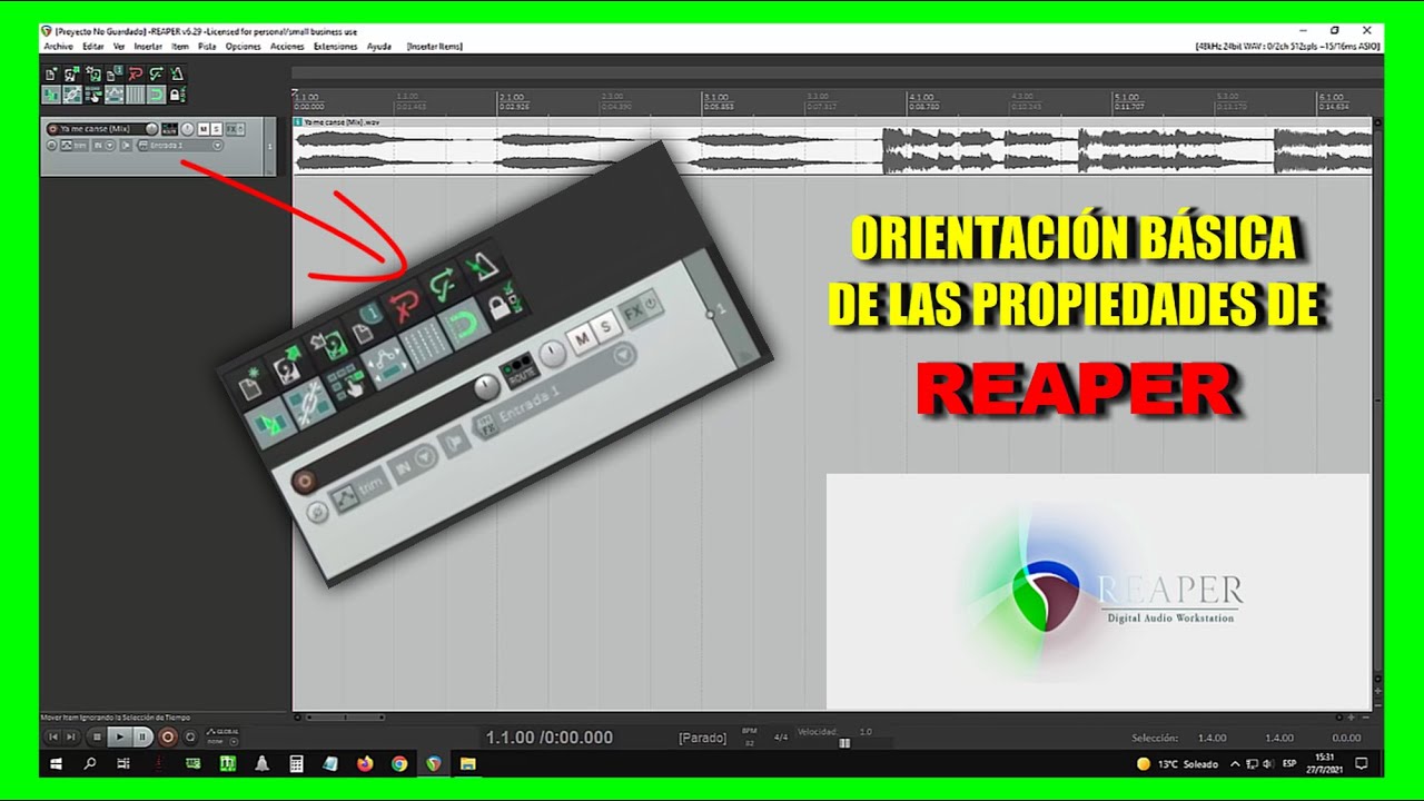 REAPER desde 0 (Características y Funciones) - YouTube