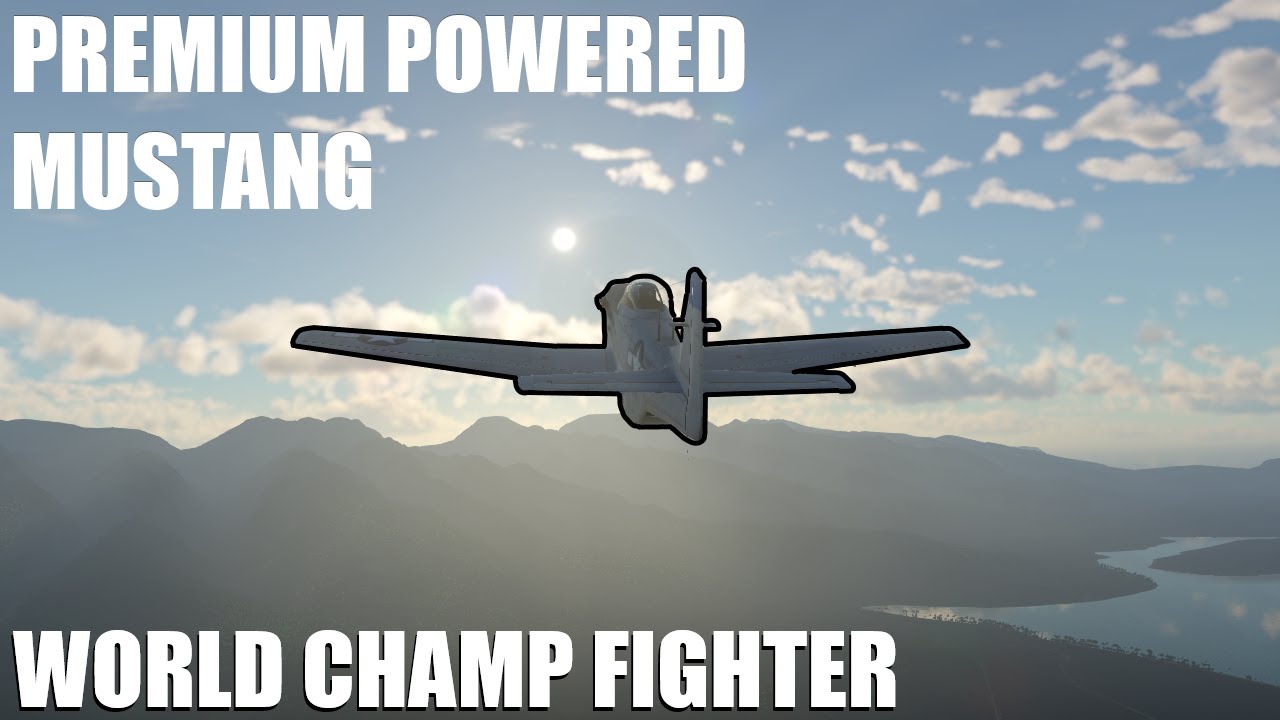 The BEST Bad Fighter! Why NOBODY is Playing the Mustang! | P-51D-20 ...