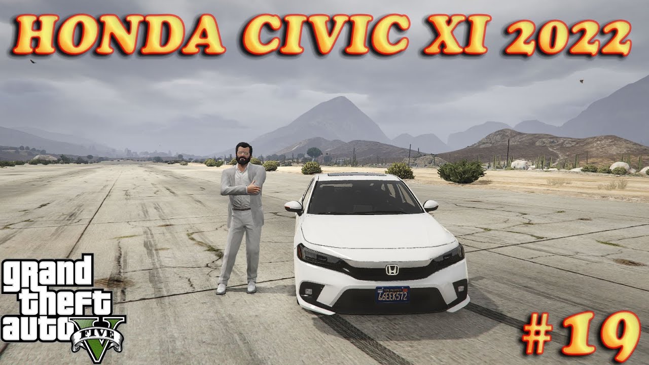 How to install HONDA CIVIC XI 2022 Mod in GTA 5 PC | HONDA CIVIC XI ...