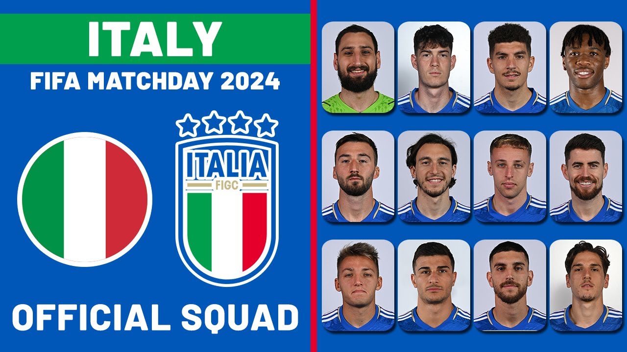 🔴 ITALY Squad for FIFA Matchday (March 2024) - EURO 2024 - YouTube