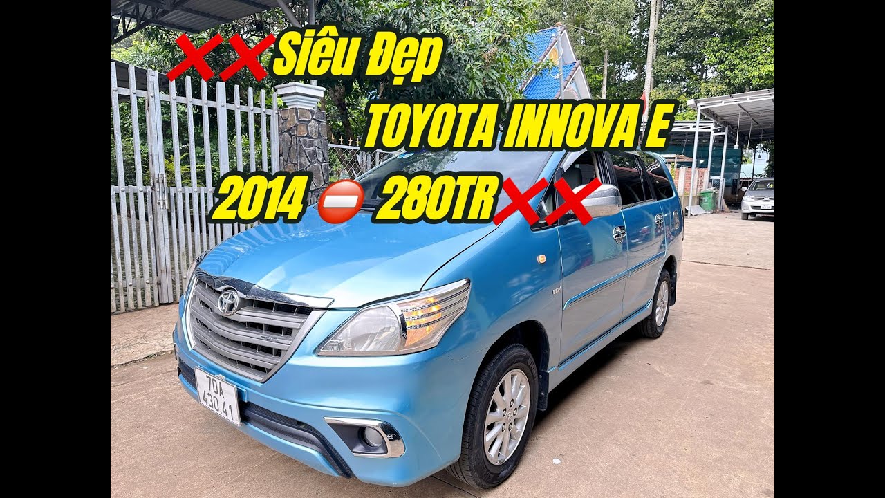 🚘 TOYOTA INNOVA E 2014 💰 GIÁ : 280 Triệu⛔Cần cáp đổi bù trừ hợp lý ...