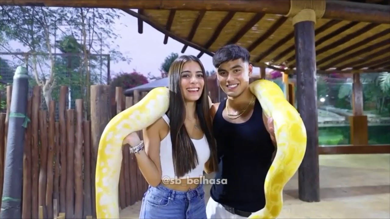 Sabina Hidalgo and Bailey May at the Dubai Zoo, UAE, Sabiley Friendship ...