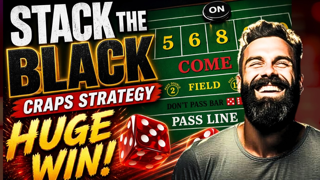 Stack Black Chips Like A Pro | Reverse Load Craps Strategy - YouTube