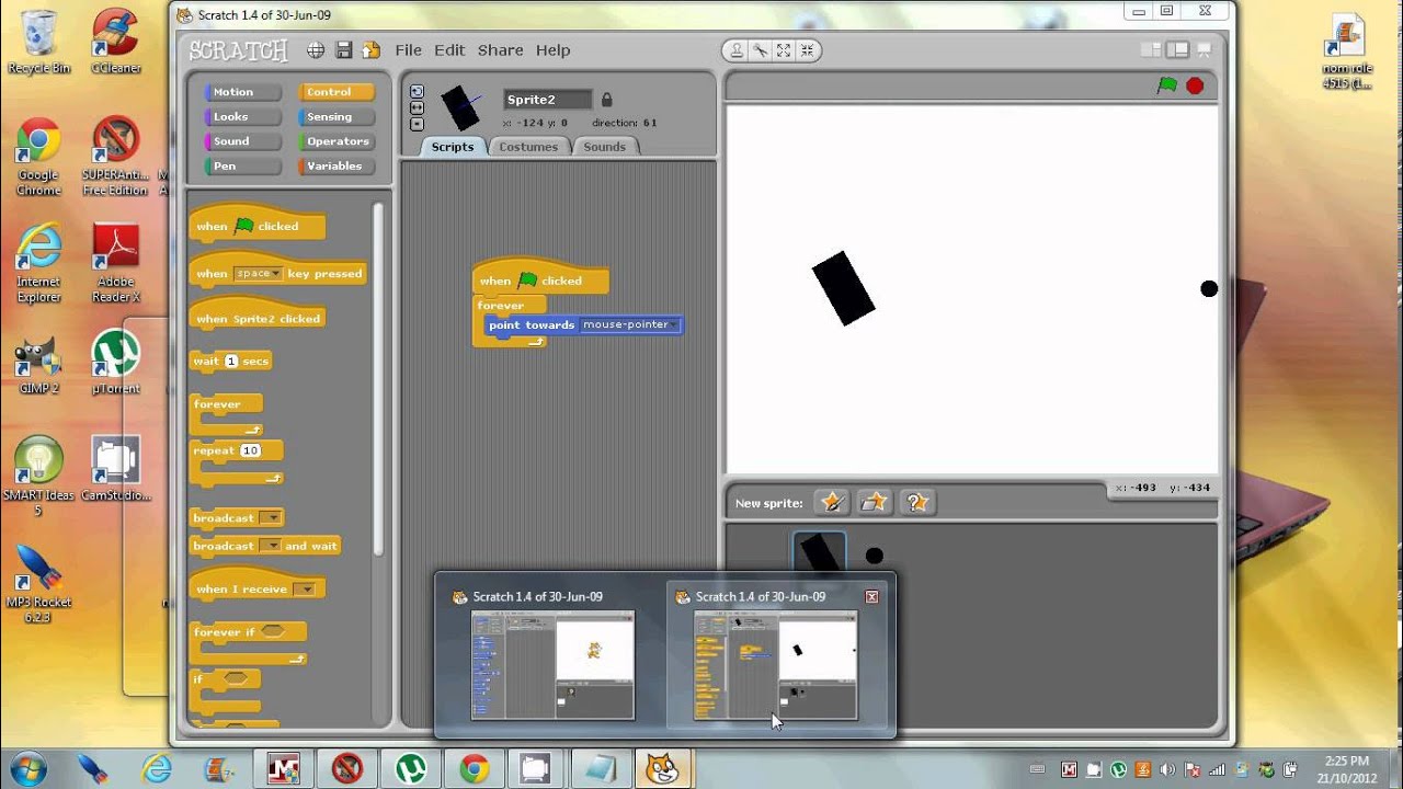Most Basic Scratch Game To Make - YouTube
