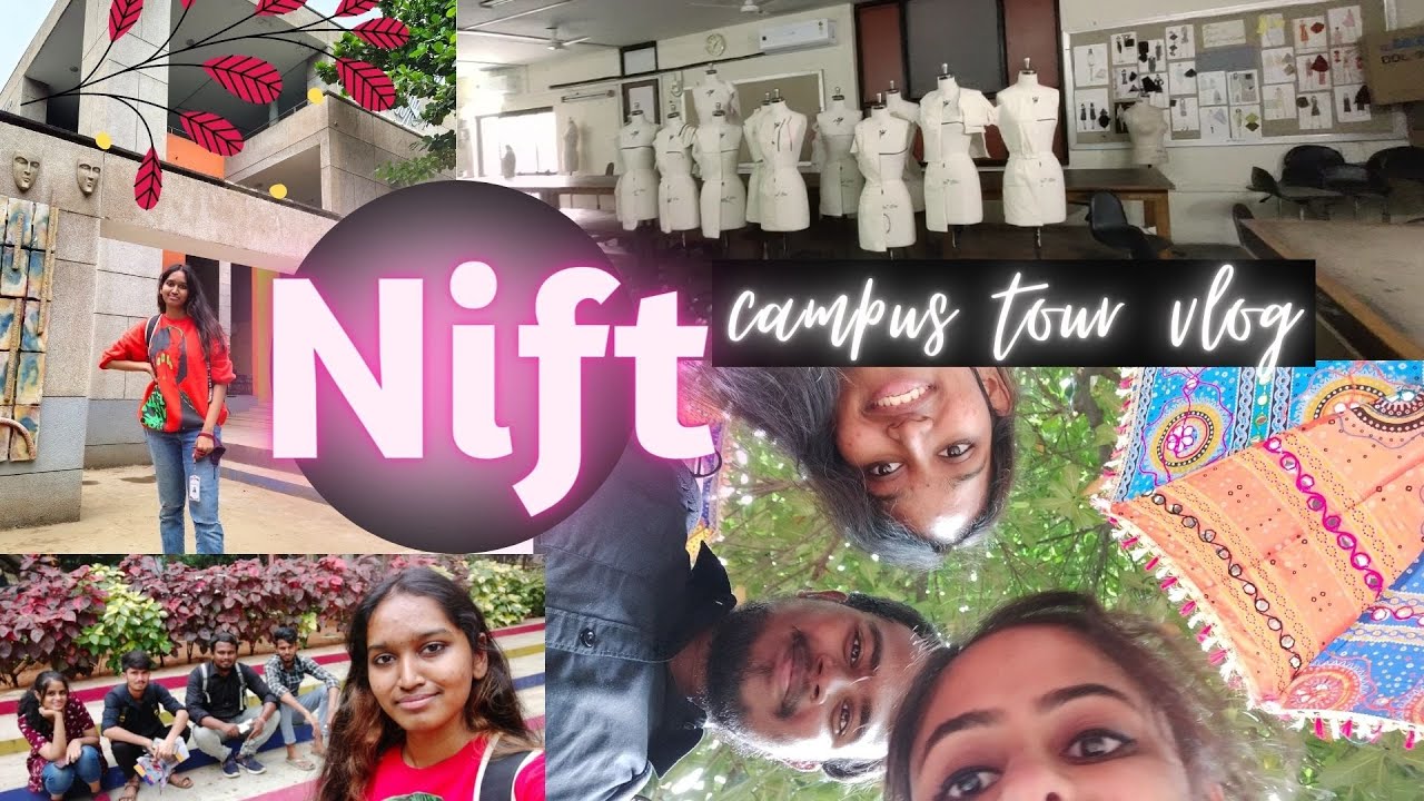 NIFT Hyderabad CAMPUS walkthrough #casestudy - craft bazaar - YouTube