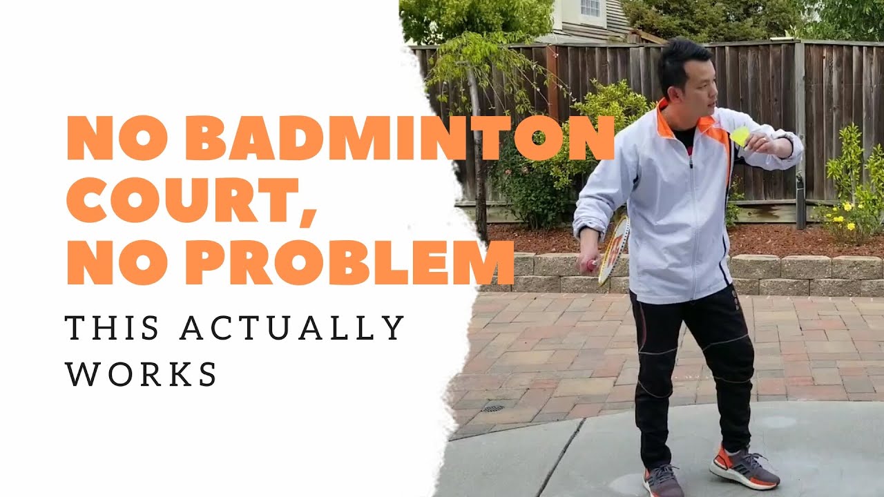 No Badminton Court? No Problem (This actually works) - YouTube