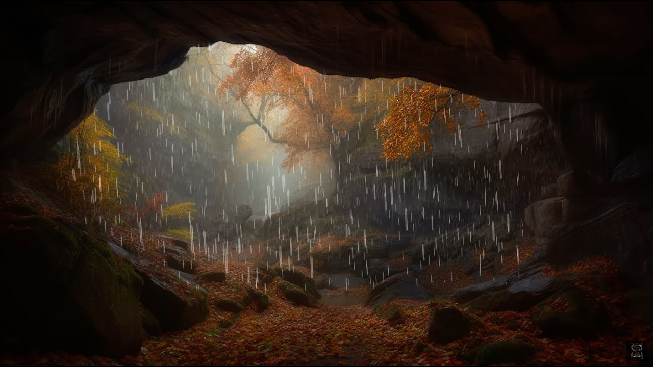 Rainforest Cave: A Hidden Sanctuary of Soothing Rain Sounds - YouTube