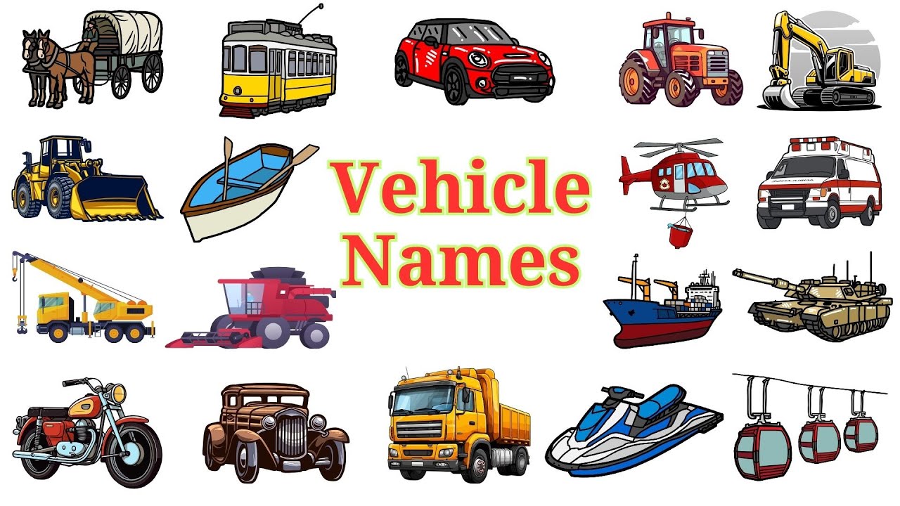 Lesson 182: 🚙 Types of Vehicles 🚐🛵: Fun English Lesson 🎉 | Learn ...