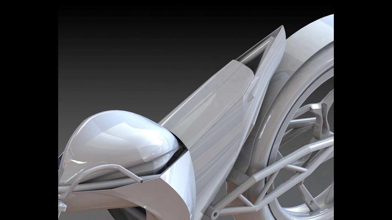 Moto en solidworks bike #1 - YouTube