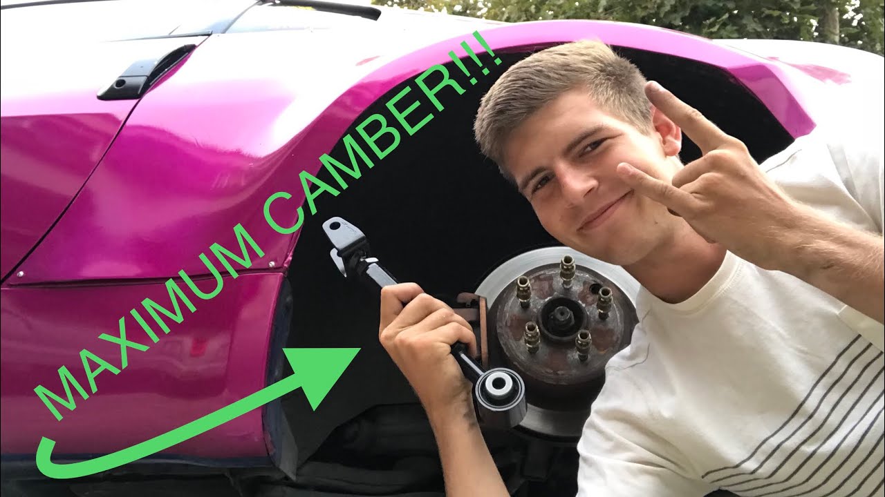 I INSTALLED A CAMBER KIT ON MY 350Z BUT IT WAS TOO MUCH CAMBER!!! - YouTube