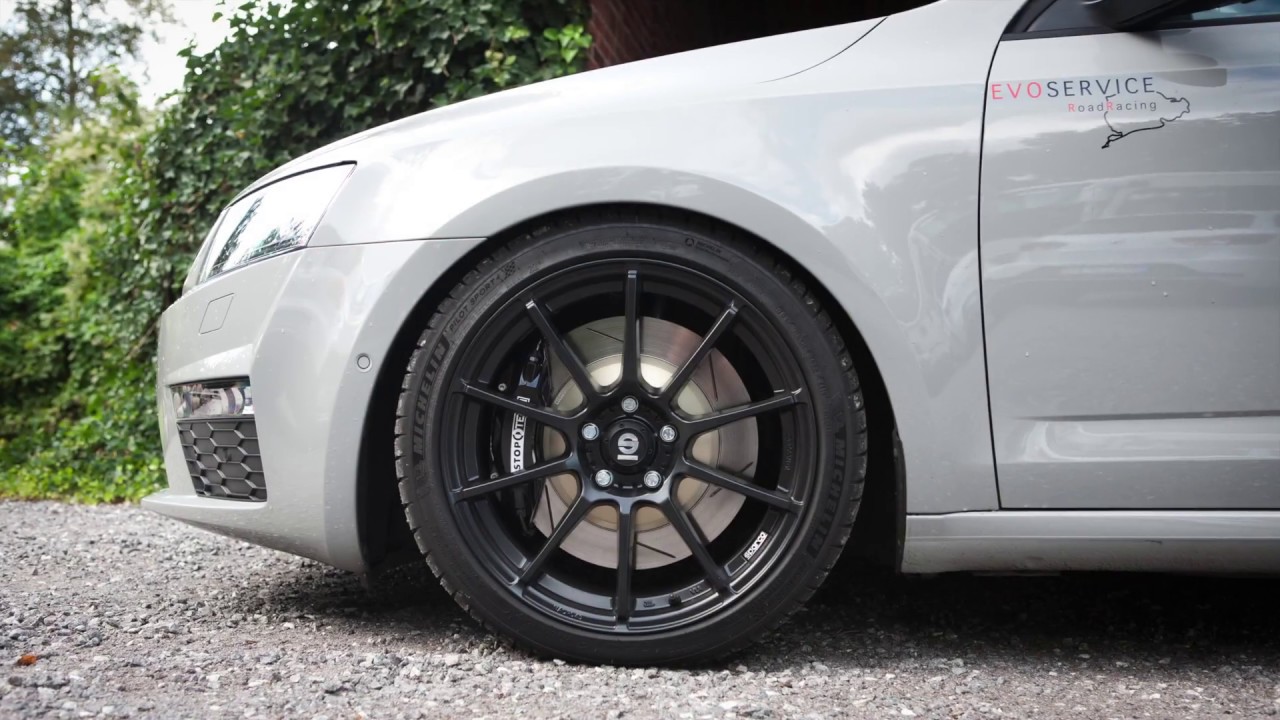 StopTech ST40 Bedding-in scenes - YouTube