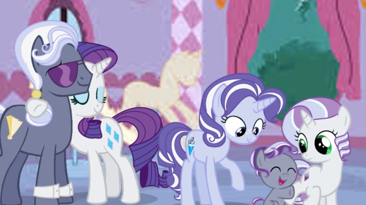 Rarity family (mlp speedpaint) - YouTube