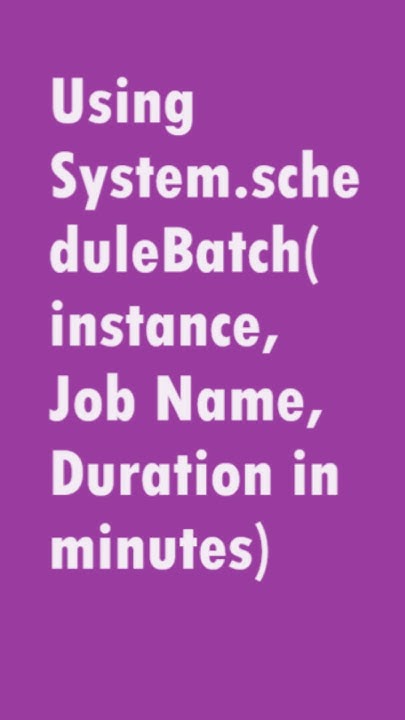 Batch Apex Interview Questions Salesforceapex Programming Coding Youtube