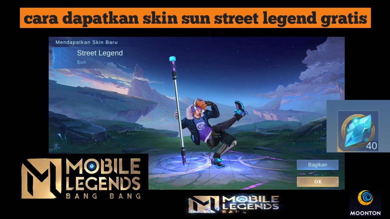 cara tukar lucky gem dengan skin sun street legend gratis permanen ...
