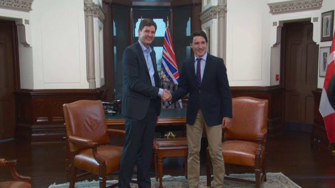PM Justin Trudeau meets with B.C. Premier David Eby in Ottawa ...