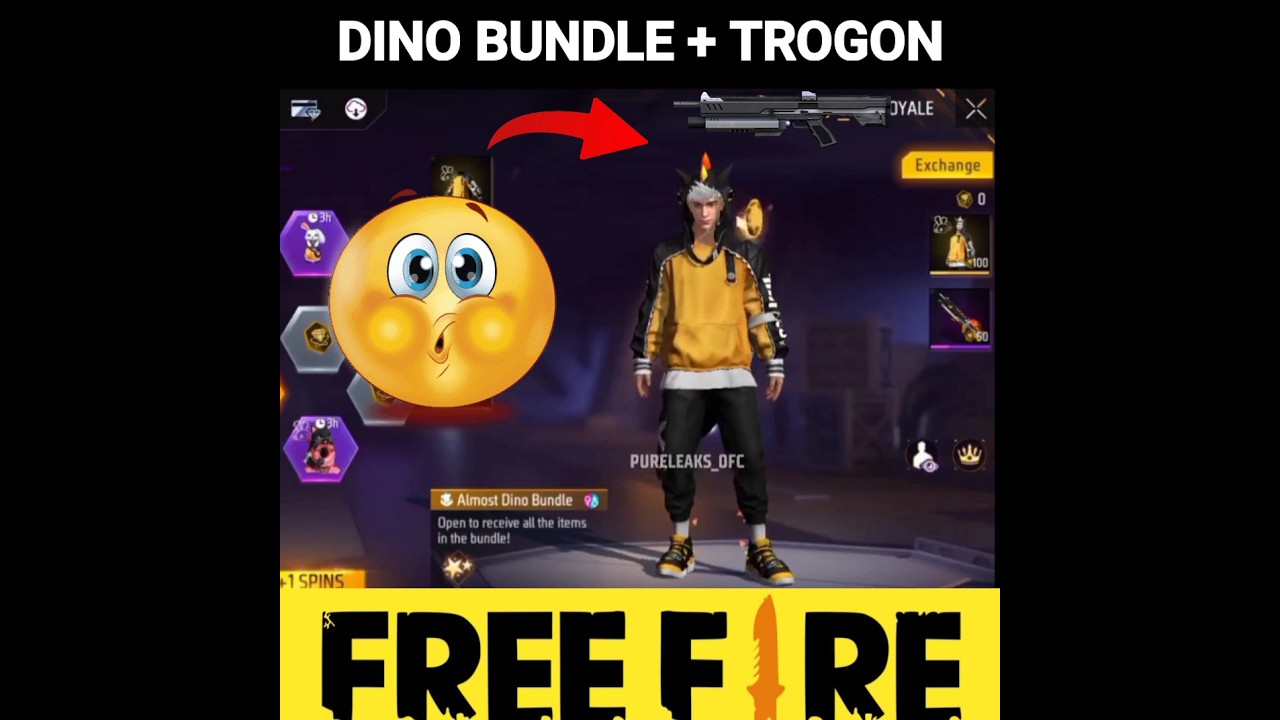 New Event in free fire ! trogon gun skin in free fire#freefire # ...