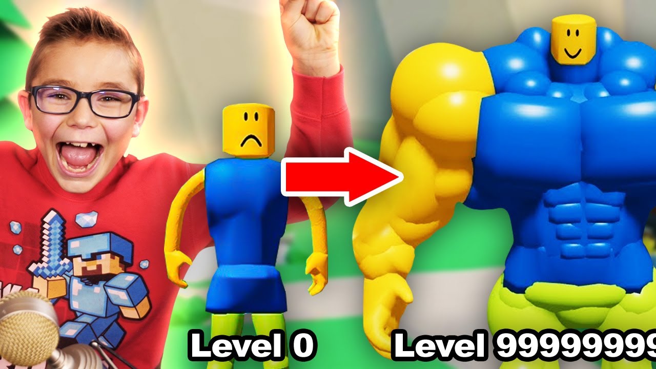 Je deviens le Plus Puissant NOOB sur Roblox Mega Noob Simulator ! - YouTube