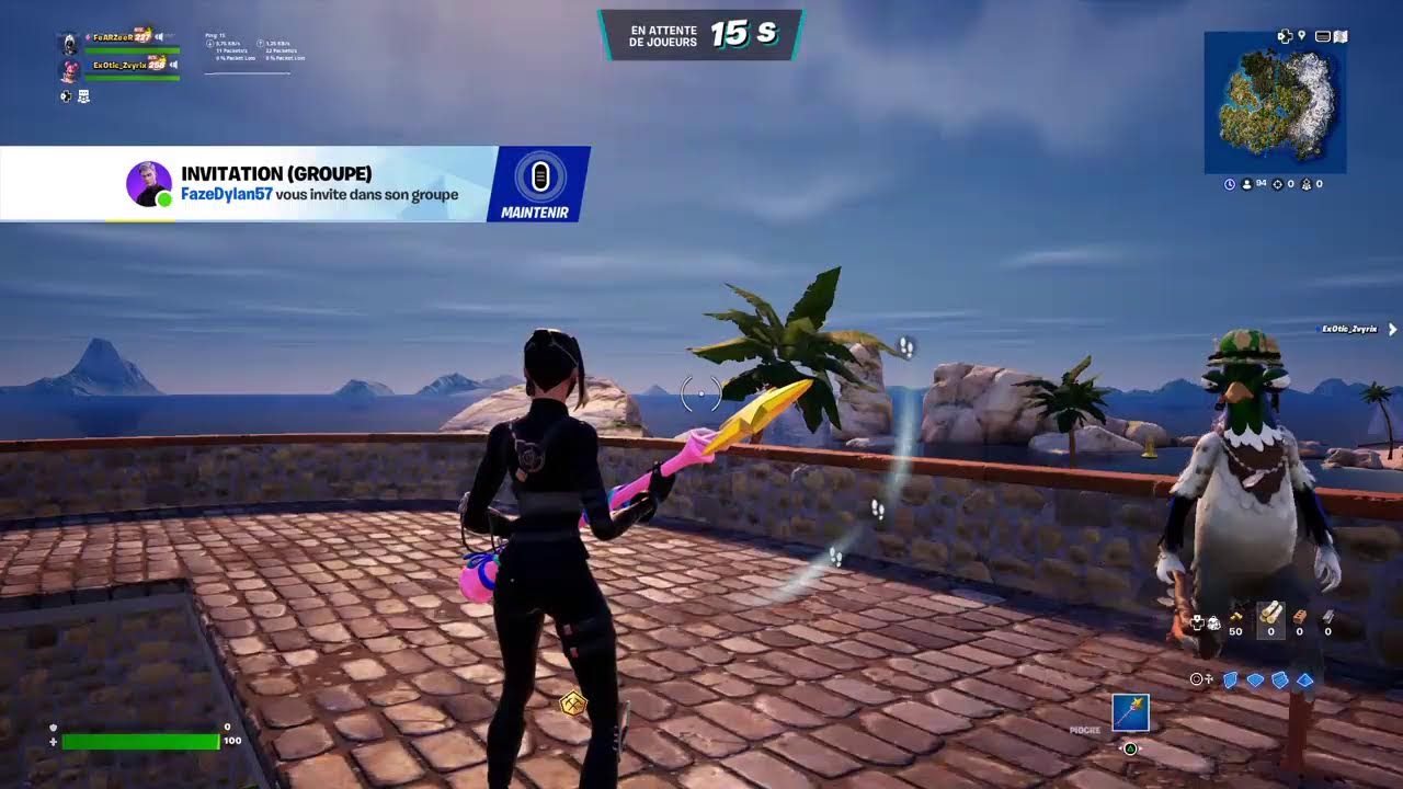 Live Fortnite FR ranked UNREAL road top 100k (manette) - YouTube