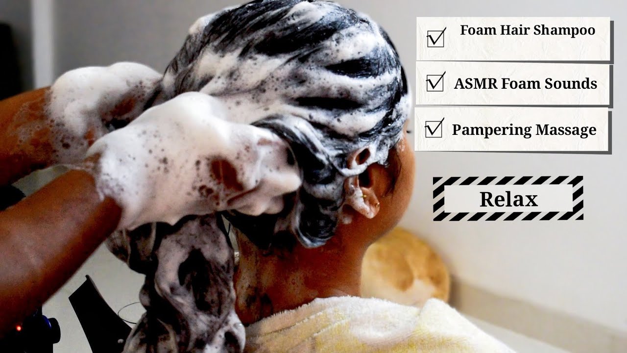 YOU'RE GONNA WANT THIS🧖ASMR Heavy Foam Shampoo - Satisfying Scalp ...