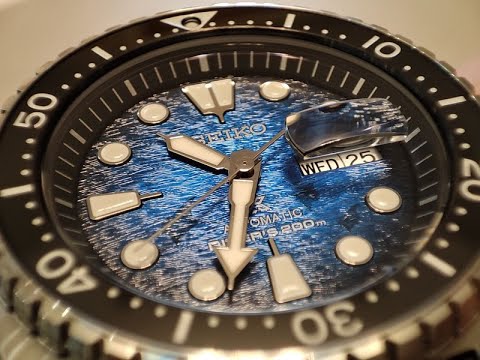 SEIKO Prospex King Turtle Save the Ocean Manta Ray SRPE39K1 - YouTube