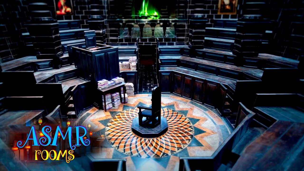 Harry Potter Inspired ASMR - Ministry of Magic Courtroom - Magical ...