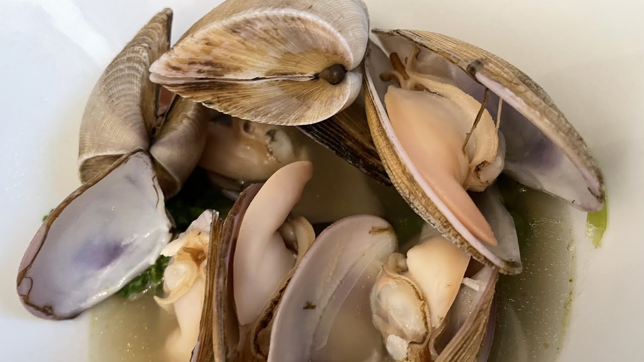 Butterfly Clams Simmered w/ Sake | 清洒煮蝴蝶蚌 - YouTube