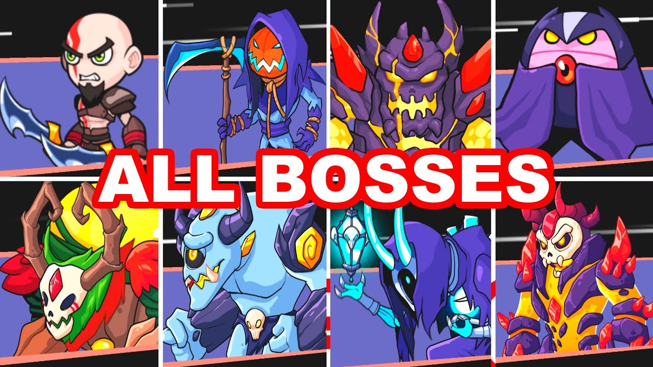 Panda Quest - All Bosses | Beating ALL BOSSES - YouTube