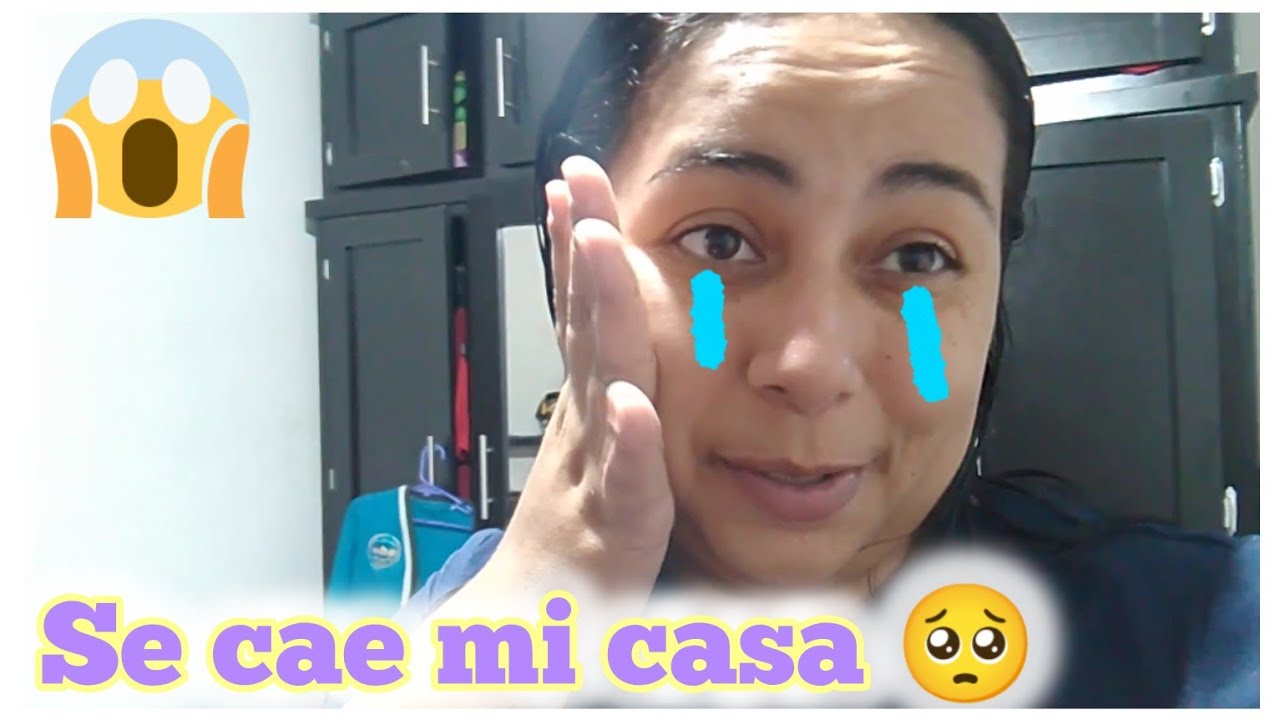 Se está cayendo mi casa😭me inunde 😨me quedaré sin casa - YouTube