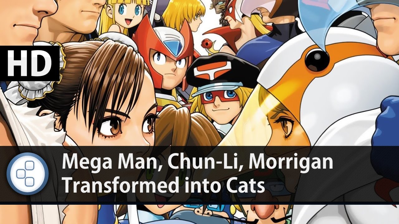 News: Mega Man, Chun-Li, Morrigan Transformed into Cats - YouTube