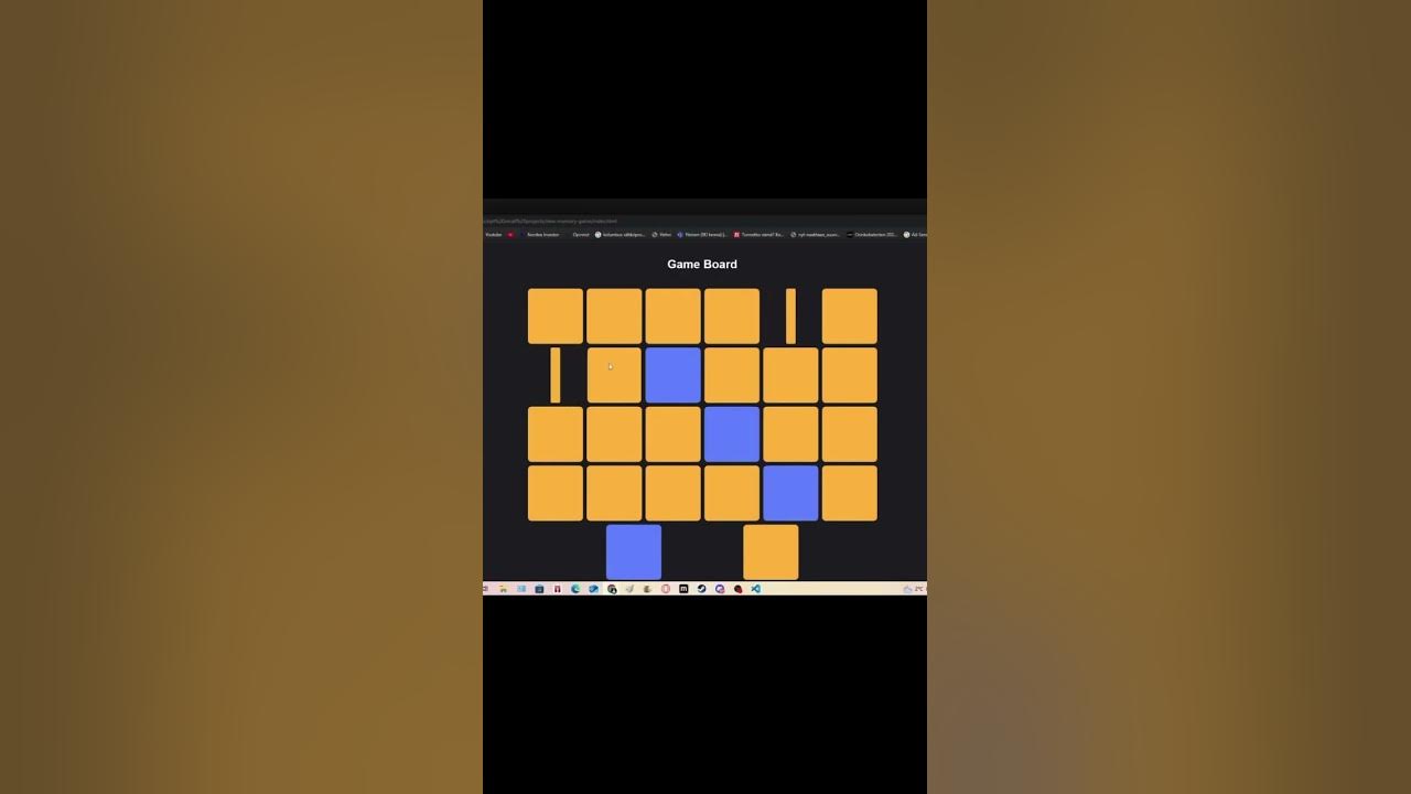 #puzzle game with JavaScript! & HTML, CSS ofc as well! #puzzlegame #vscodetips - YouTube